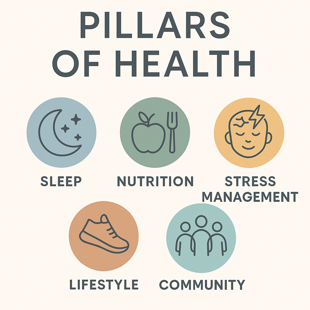The Five Pillars of Health and Why They Matter – Dunbar Acupuncture And ...